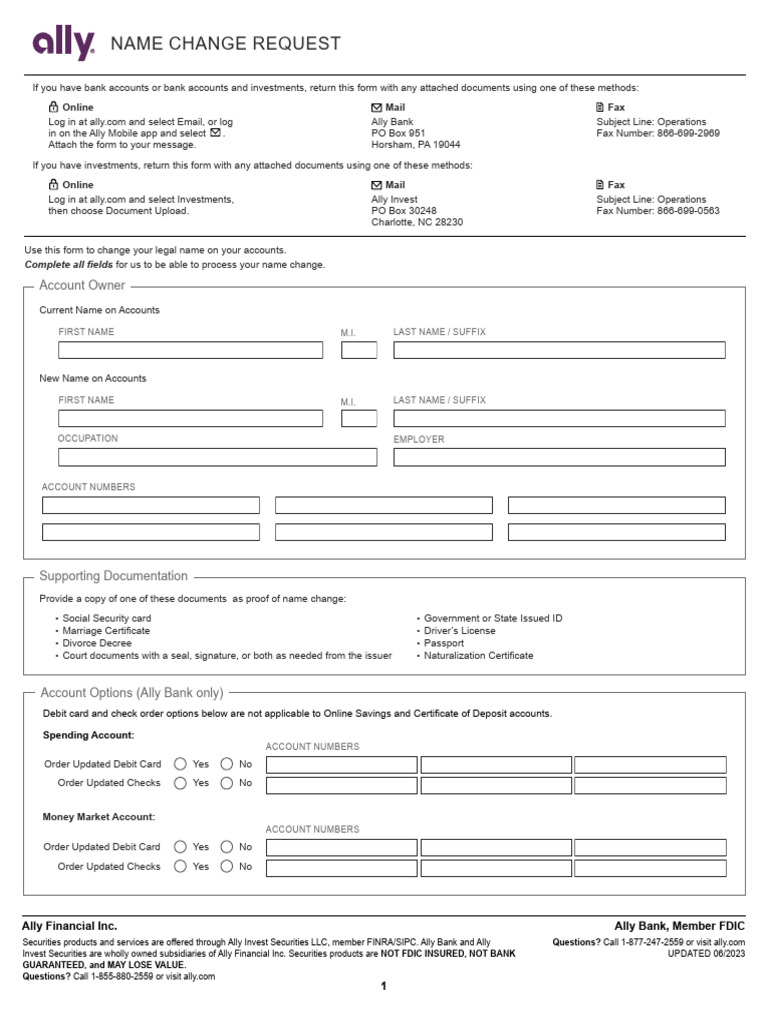 Name Change Form | PDF | Taxpayer | Internal Revenue Service