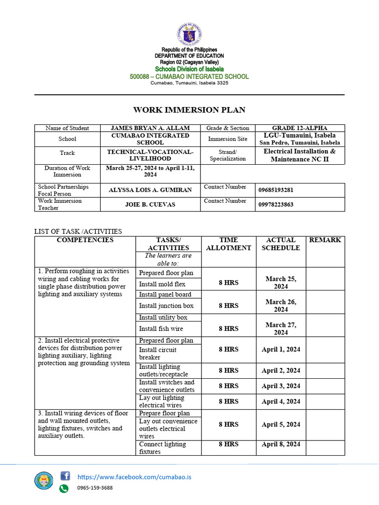 Immersion Plan BNC | PDF | Electrical Wiring | Building Engineering