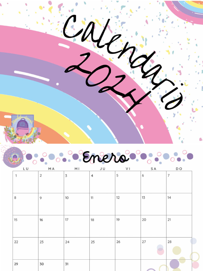 Calendario Anual A3 | PDF