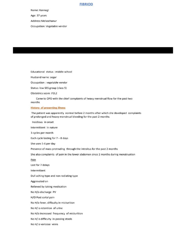 Fibroid | PDF