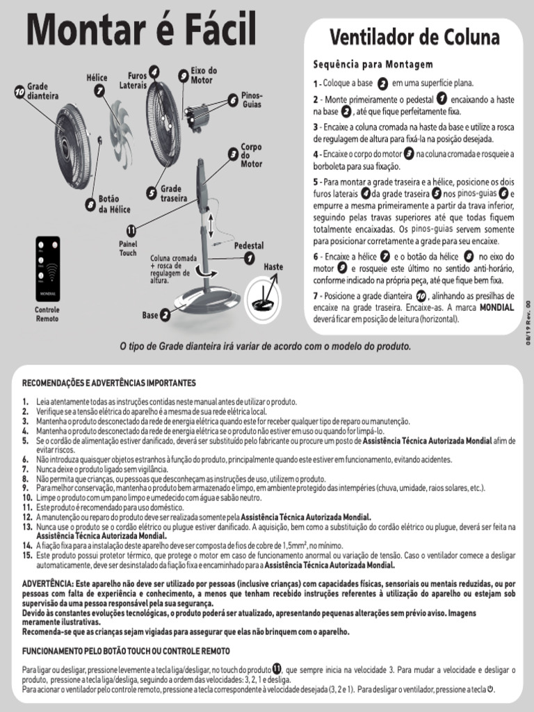 Manual VTX 40c 8p CR | PDF | Eletricidade