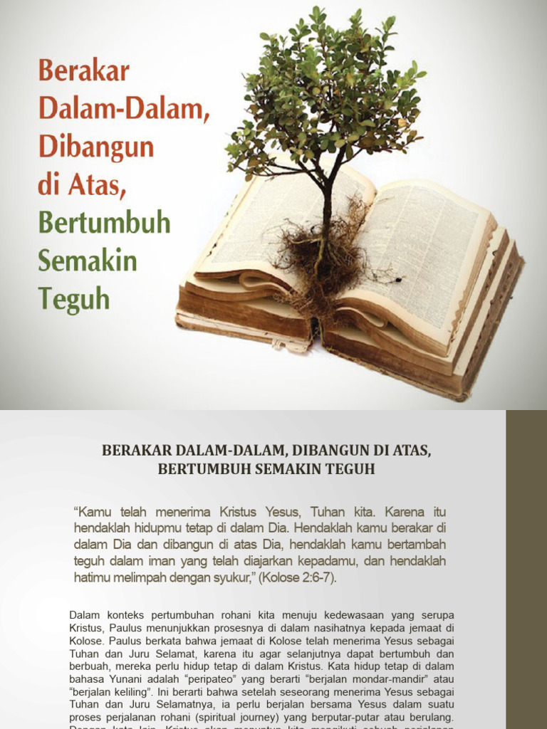 Berakar Dalam-Dalam | PDF