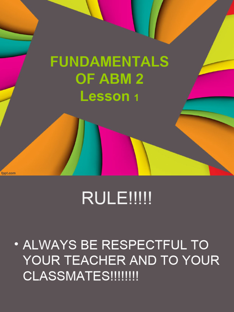 Fundamentals of Abm 2 | PDF | Equity (Finance) | Debits And Credits