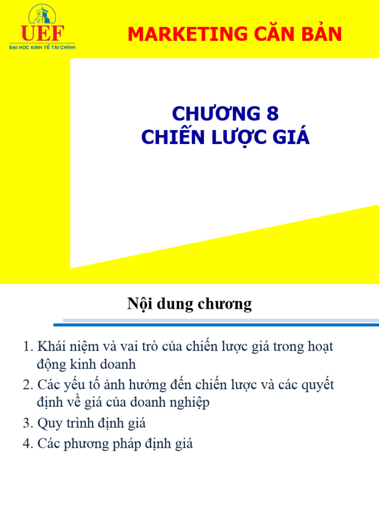 Bai 9 - Chien Luoc Gia - Price | PDF