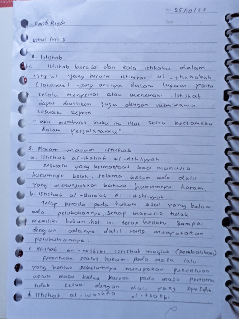 Dandi Resume Ushul Fiqh k5 | PDF