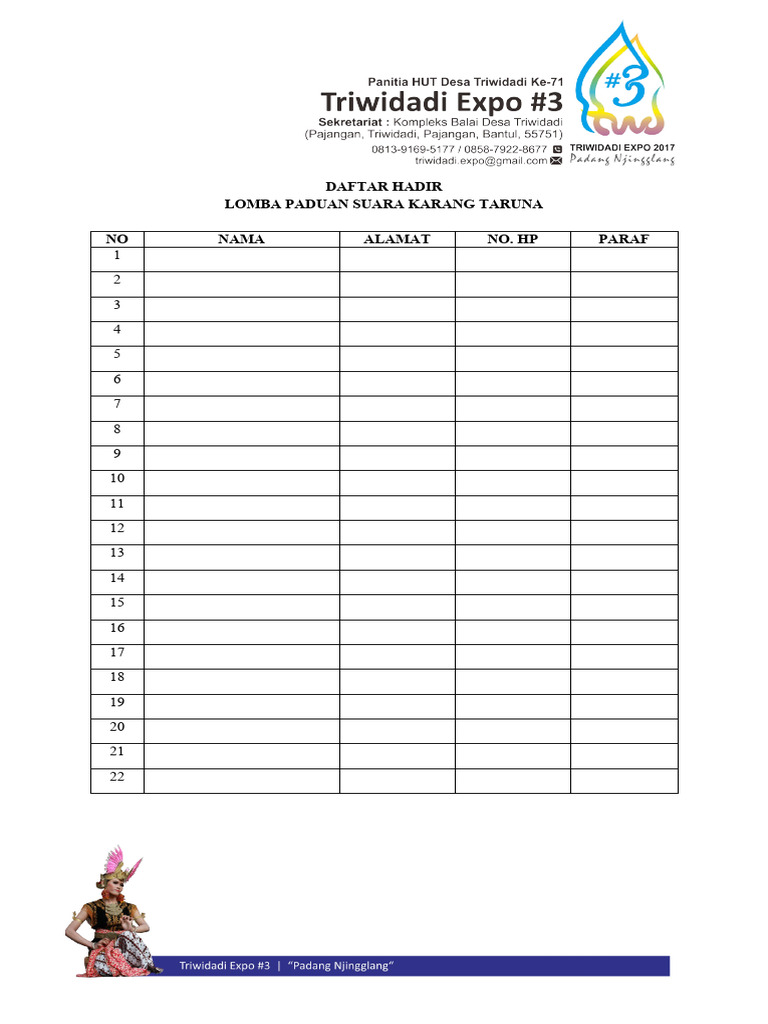 Form Penilaian Juri | PDF