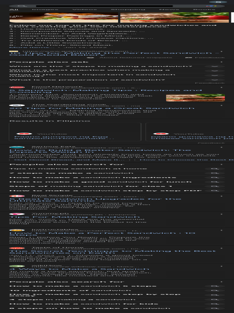 Tips in Making Sandwich - Google Search | PDF | Sandwich | Breads