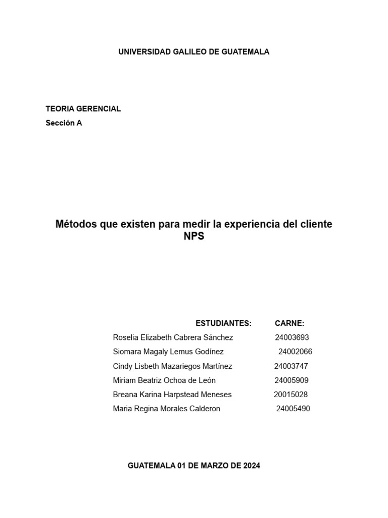 Medición de Satisfacción del Cliente | PDF | La satisfacción del cliente | Business