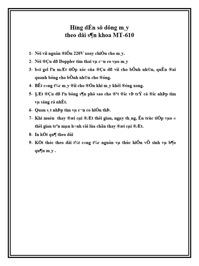 HDSD Quick Mt-610 | PDF