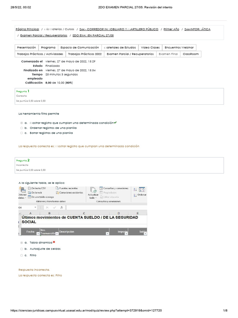 Segundo Parcial Exel | PDF | Informática