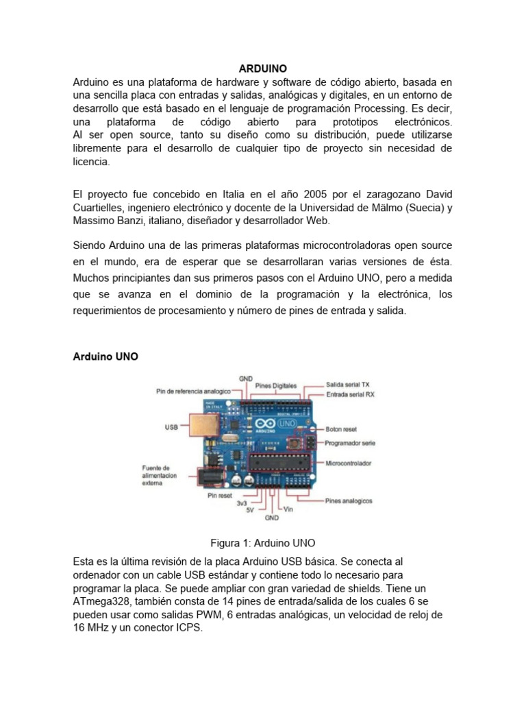 Todo arduinoARDUINO | PDF | Arduino | Microcontrolador