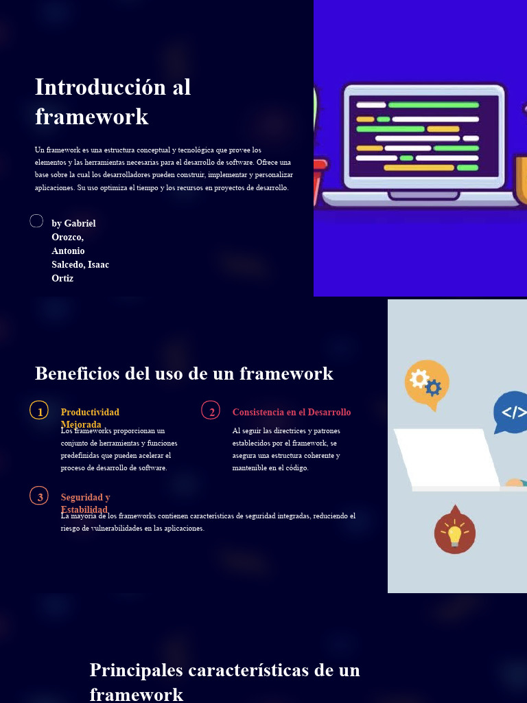 Framework | PDF | Marco de software | Ingeniería de software