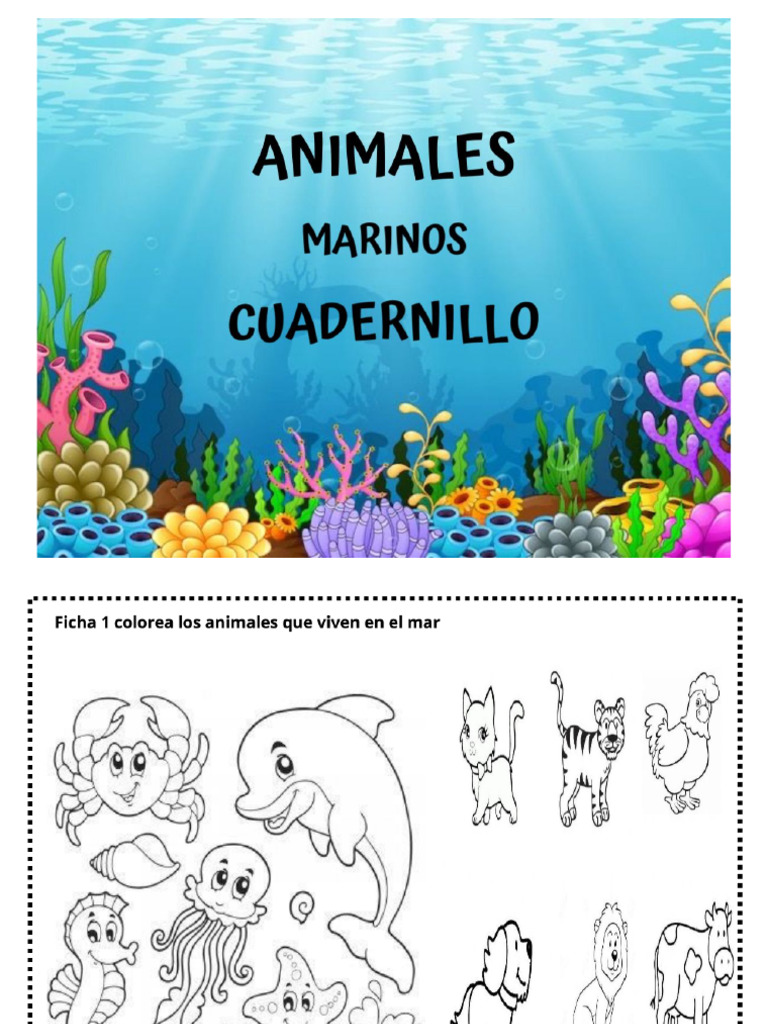 Fichas Animales Del Mar - PDF 20240308 230051 0000 | PDF