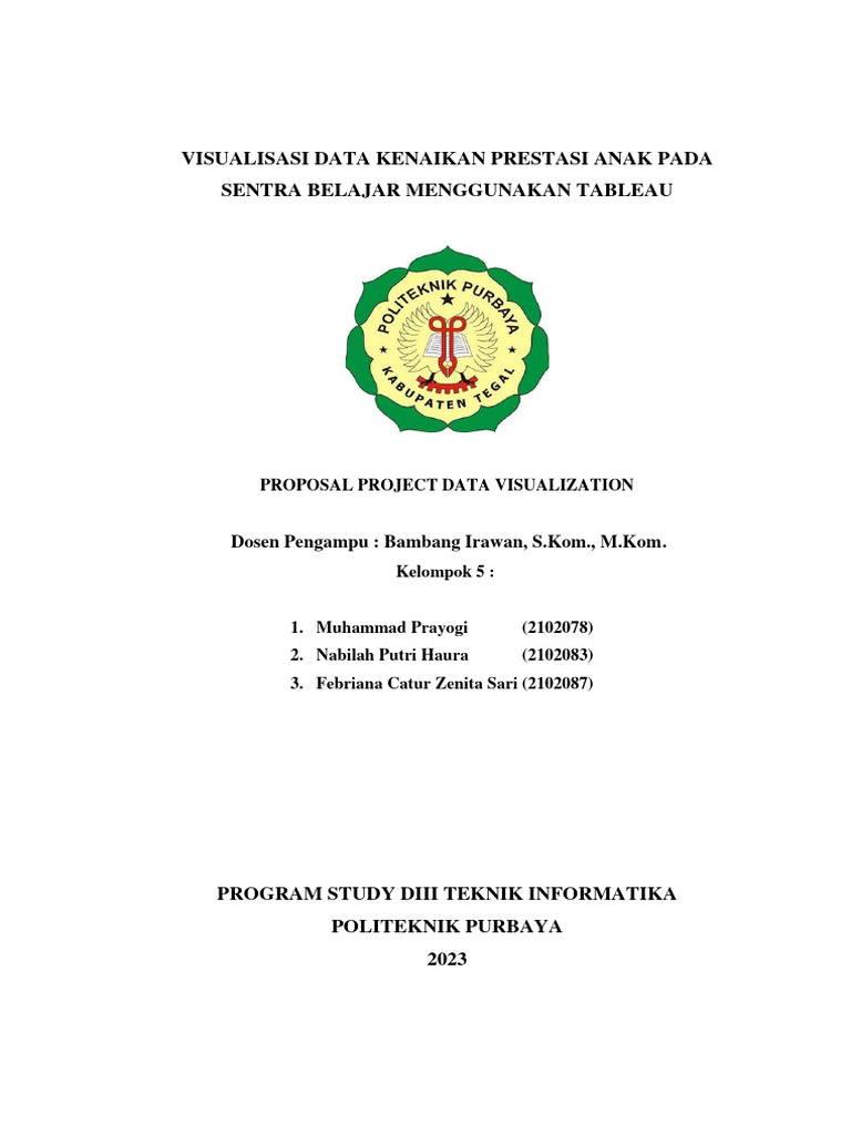 Visualisasi Data Kenaikan Prestasi Anak Pada Sentra Belajar Menggunakan ...