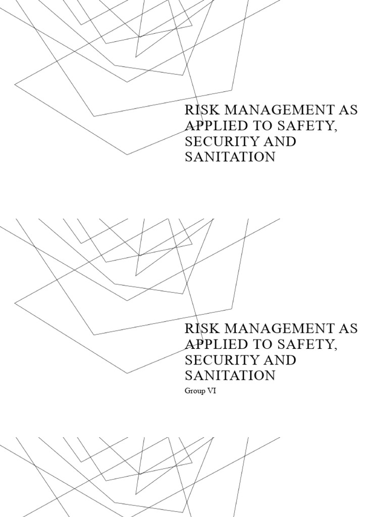Risk Management As Applied To Safety Security Pdf Risk Management 8130