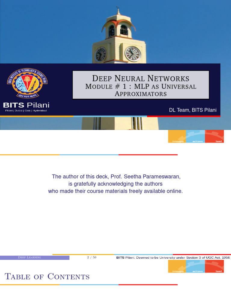 Dnn M1 Mlp As Universal Approximator Pdf Deep Learning Boolean Algebra