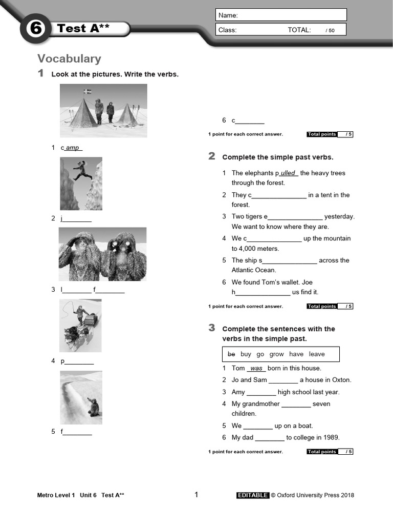 Metro Level 1 6A Two Stars | PDF