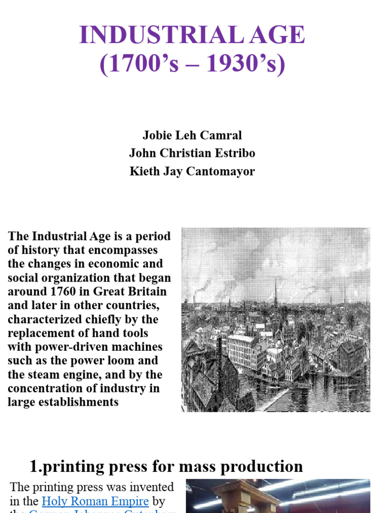 Media Innovations of the Industrial Age | PDF | History