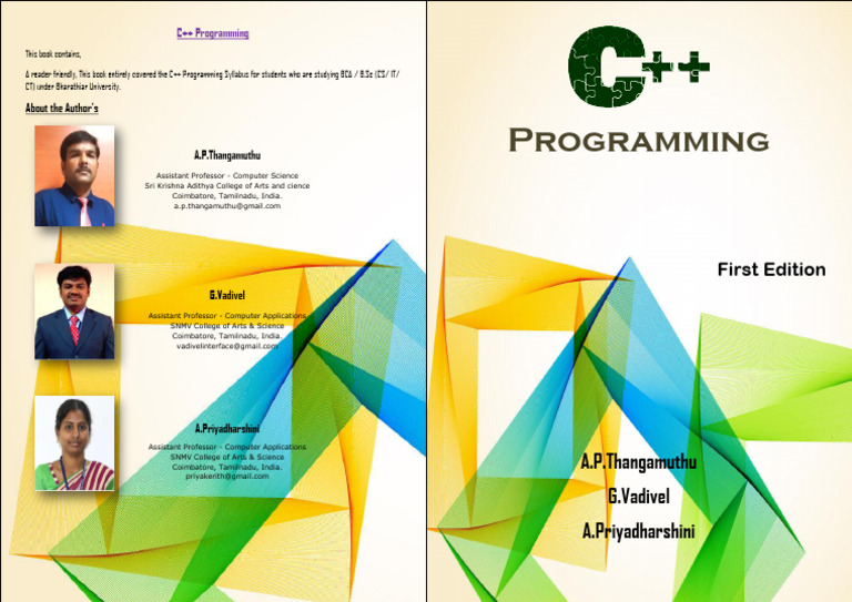 C++ Programming for BCA/B.Sc Students | PDF