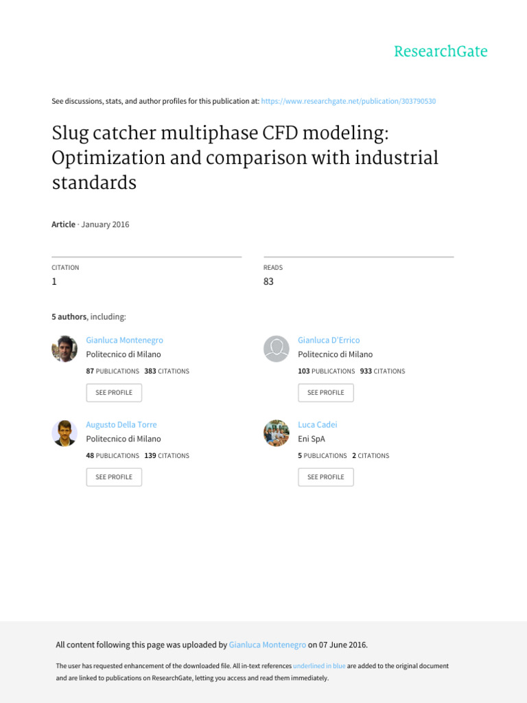 PAPER (OPENFOAM) CFDModelingSlugCatcherMultiphase 2016 | PDF ... PAPER (OPENFOAM) CFDModelingSlugCatcherMultiphase 2016 | PDF ...