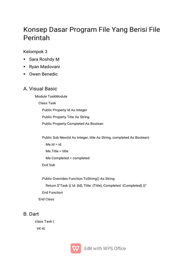 Konsep Dasar Program File DataBase | PDF | Boolean Data Type | Programming Paradigms