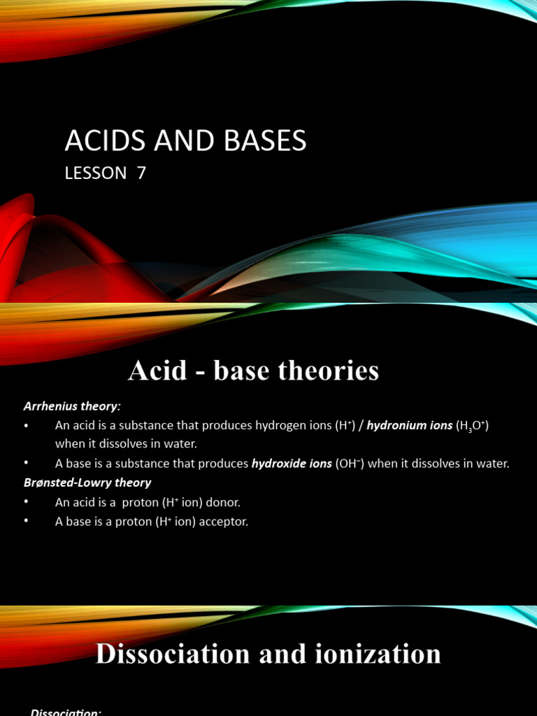 Lesson 2 Acids and Bases | PDF | Acid | Hydroxide
