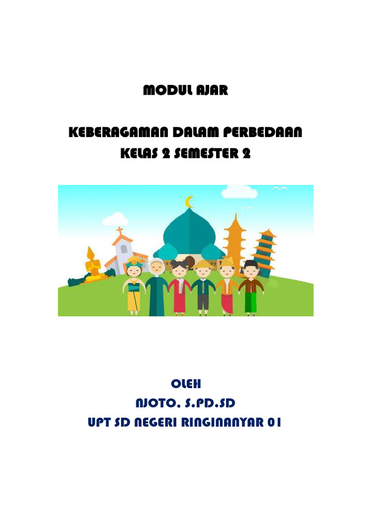 Modul Ajar PKN Kelas 2 Keberagaman | PDF | Karier & Perkembangan | Pengembangan Diri