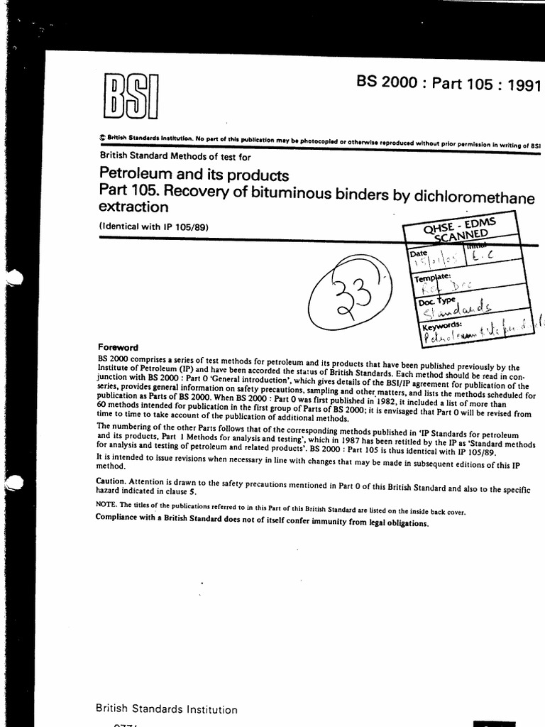 BS 2000 - 105 (1991) | PDF