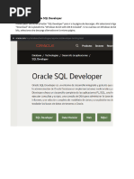Guía de Instalación Oracle XE y SQL Developer | PDF | SQL | Oracle ...