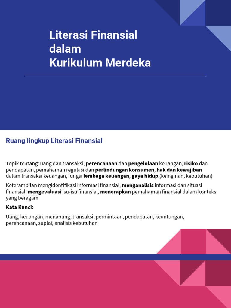 Literasi Finansial | PDF