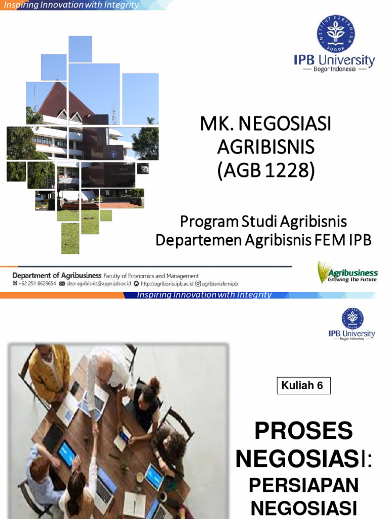 Proses dan Persiapan Negosiasi | PDF | Karier & Perkembangan