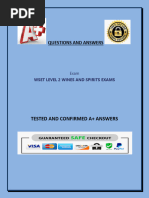 Wset Level 3 Mock Questions | PDF | Fermentation In Winemaking | Wine