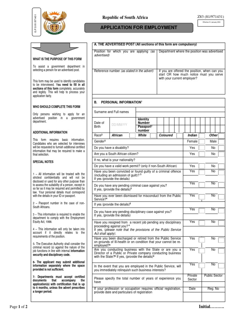 editable-Approved-New-Z83-form-Gazetted-6-Nov-2020 | PDF | Justice ...