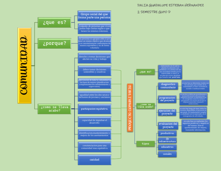 Comunidad Mapa Conceptual | PDF