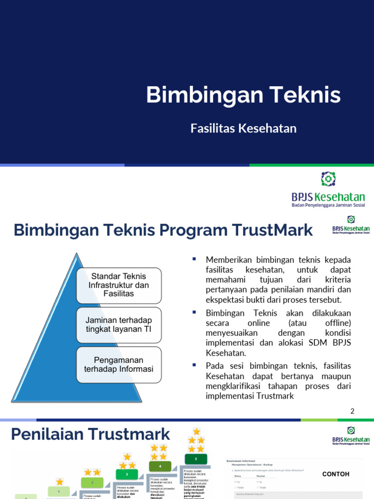 Bimtek Faskes - BPJS Kesehatan TrustMark R03 20240315 | PDF | Komputer