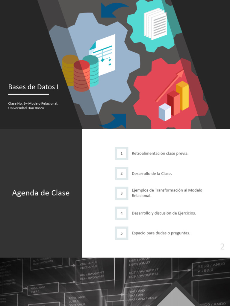 Clase3 012024 | PDF | Bases de datos | Modelo relacional
