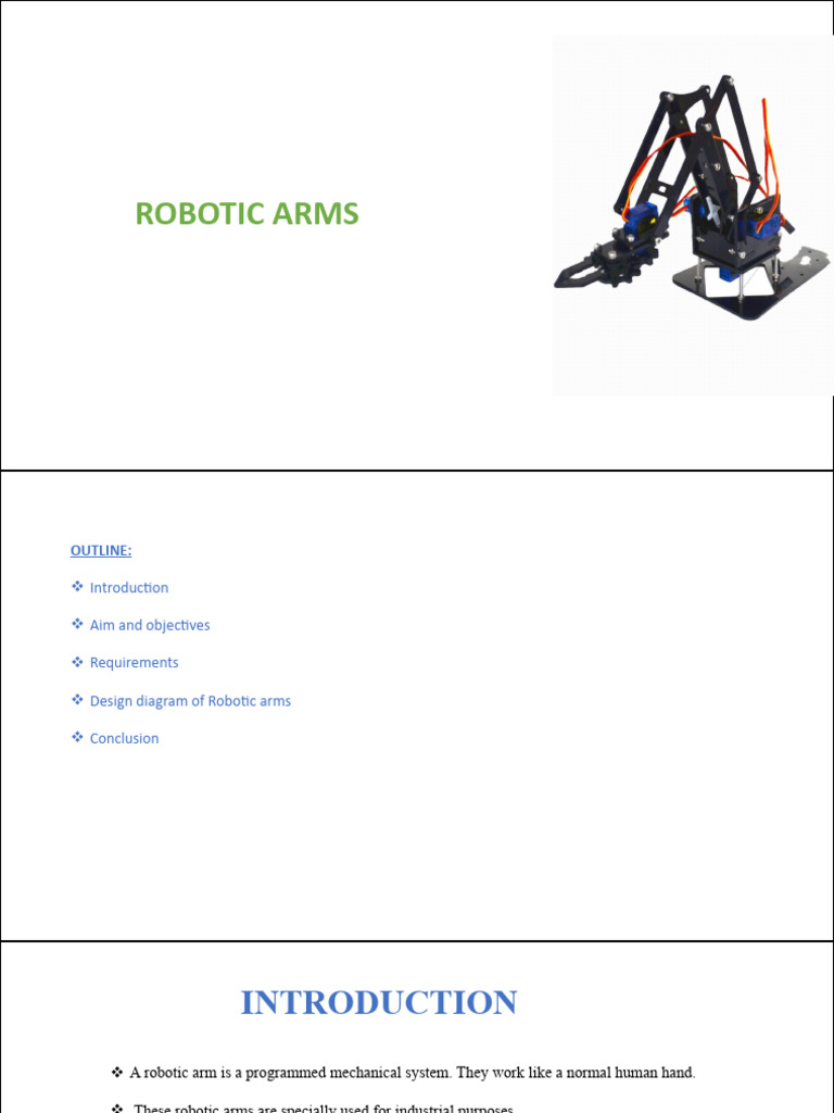 Robotic Arms | PDF