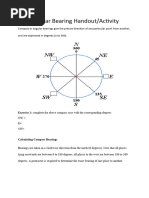 Giving Directions With A 16 Point Compass | PDF