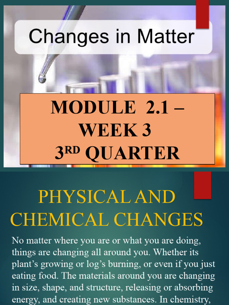 Understanding Phase Changes in Matter | PDF | Phase (Matter) | Phase Transition