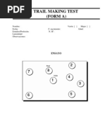 Trail Making Test Protocolo (2) | Depresión (estado de ánimo ...
