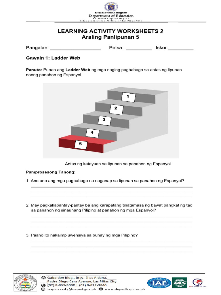 AP5 Q3 LAW 2 - Week 3 - 4 | PDF