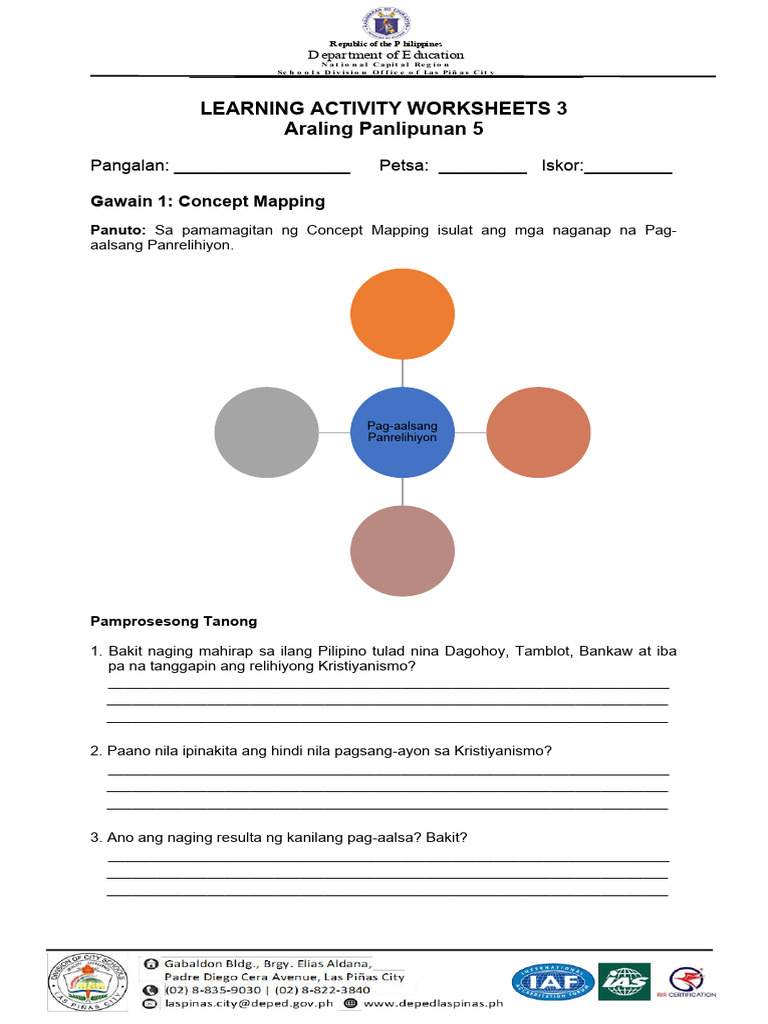 AP5 Q3 LAW 3 - Week 5 - 6 | PDF