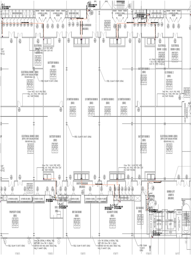 Sanitary Level 3 Plan Layout (1) - A1 | PDF