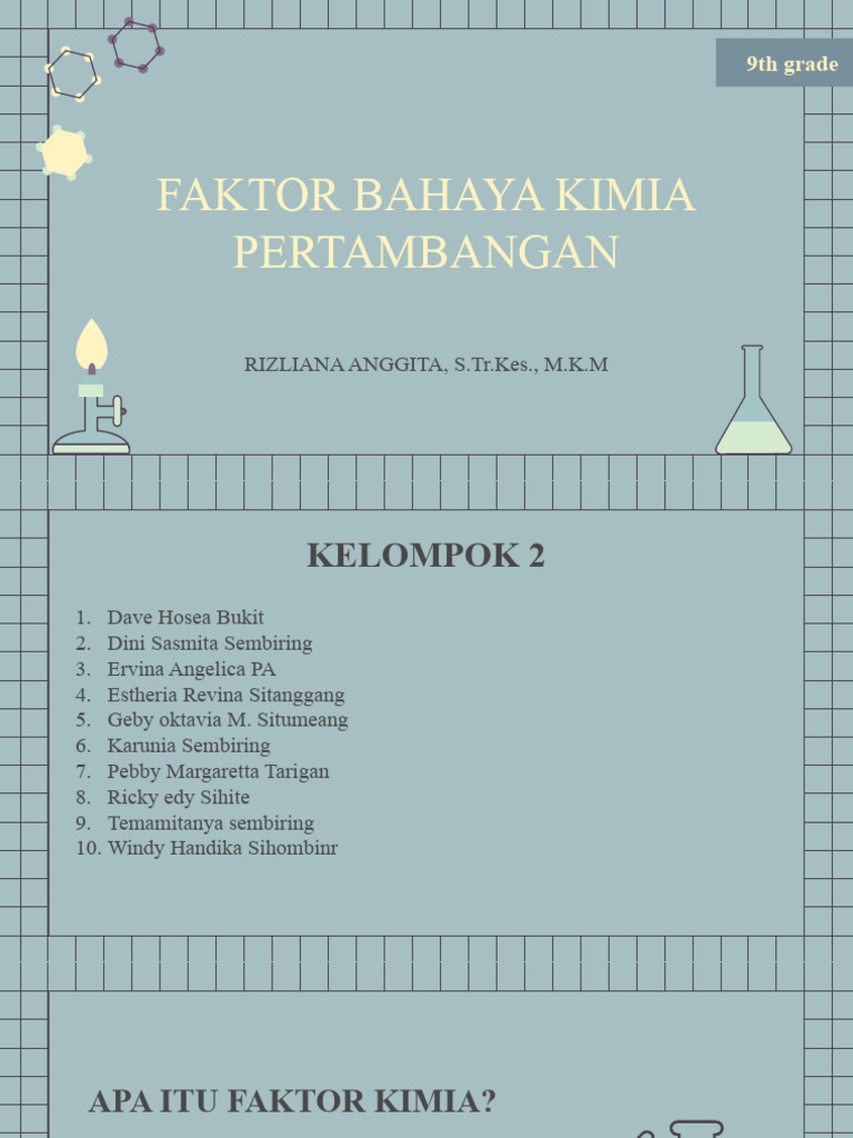Faktor Kimia Pertambangan | PDF | Sains & Matematika
