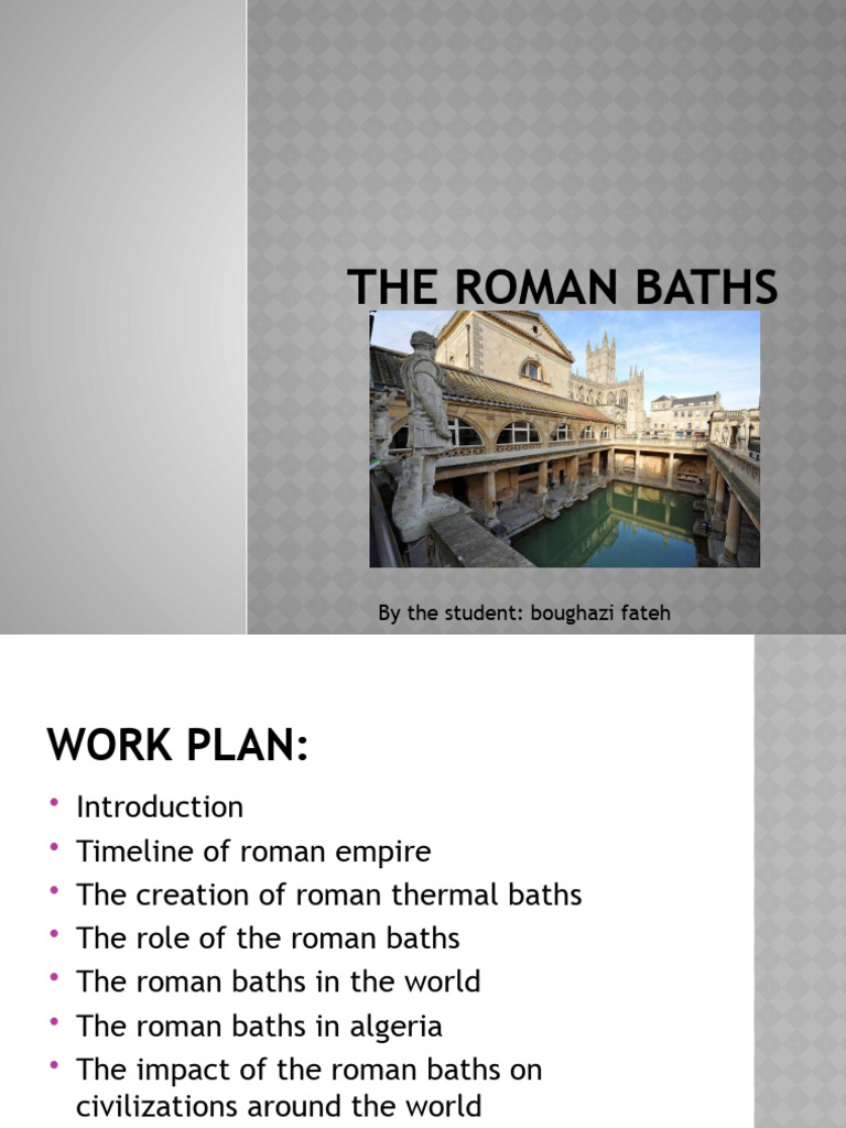 The Roman Baths | PDF | Roman Empire | Bathing