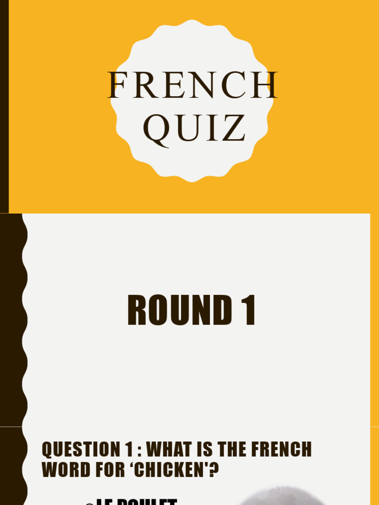French Language and Culture Quiz | PDF | Vegetables | Vegetarian Cuisine