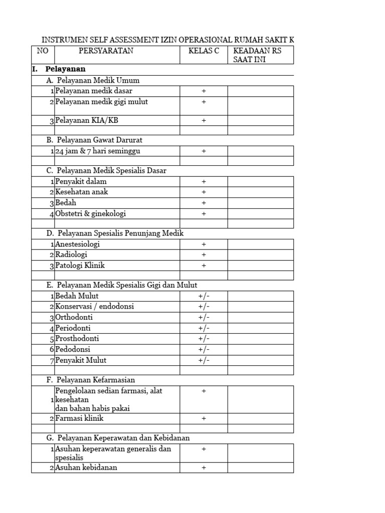 CHECKLIST-PEMBERIAN-REKOM-IJIN-RS(1) | PDF
