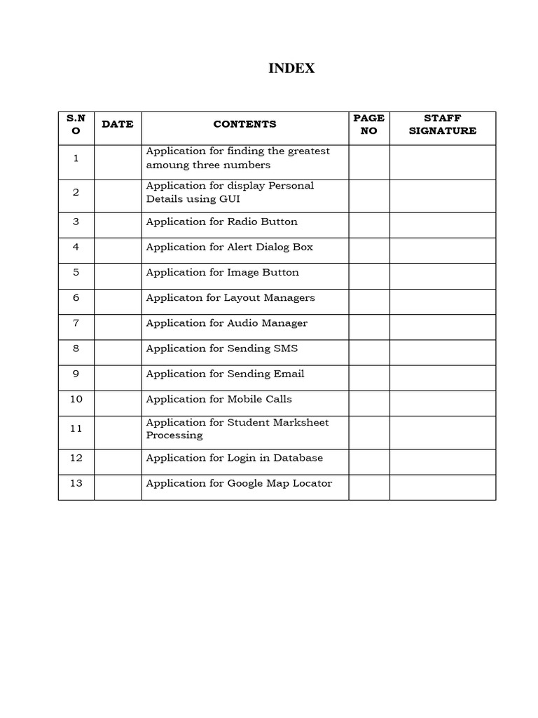Practical Programs-1 | PDF | Android (Operating System) | Application Software