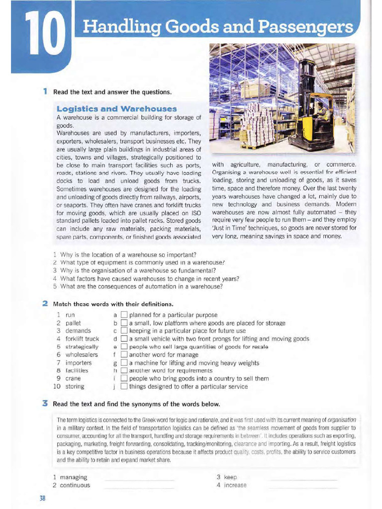 Handling Goods and Passengers | PDF