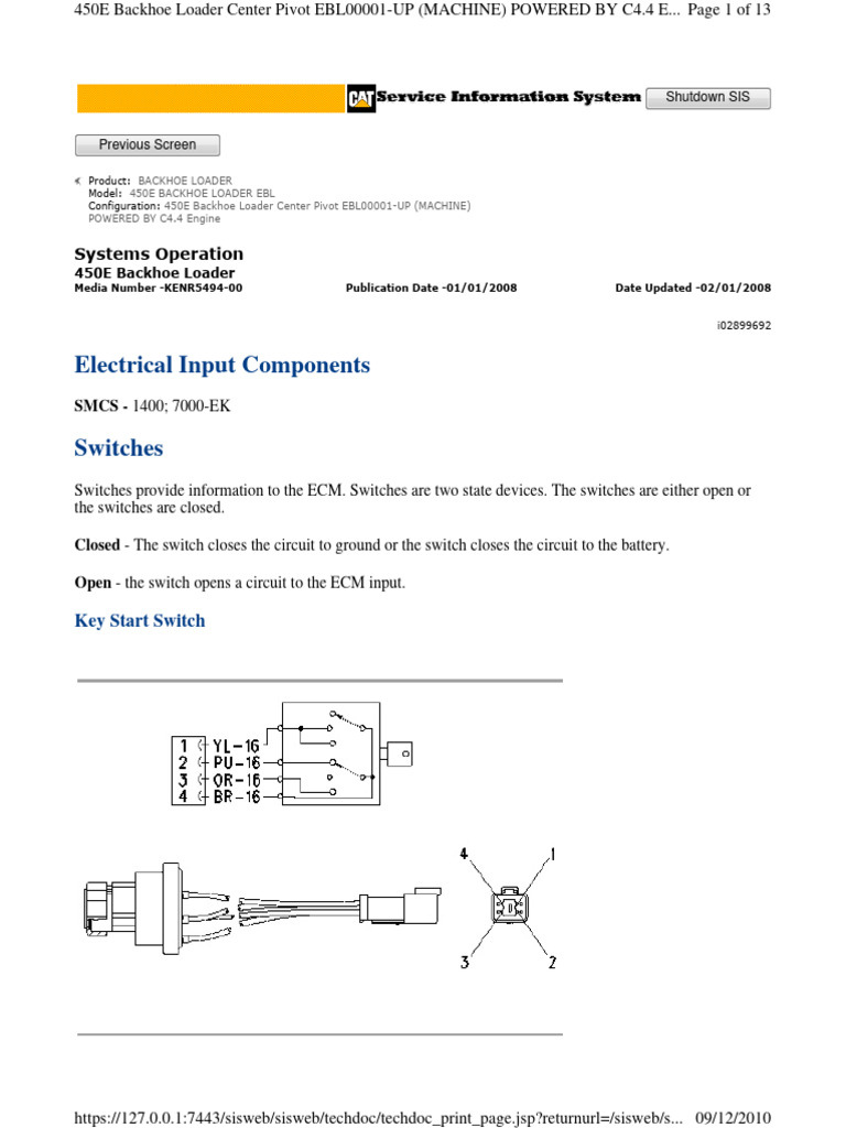 Electrical Input Components | PDF | Switch | Manual Transmission